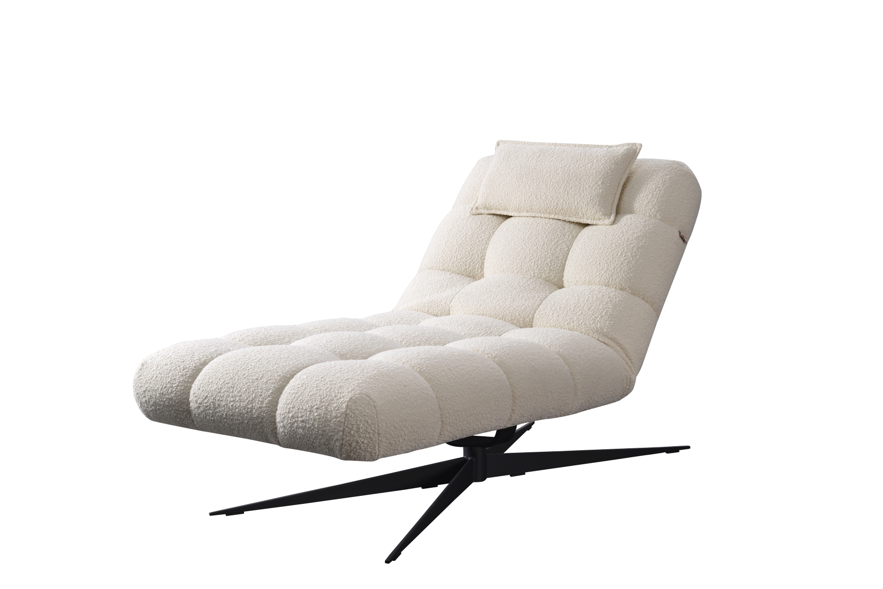 Smart Lounge Chair C019 - White Fabric_MPE